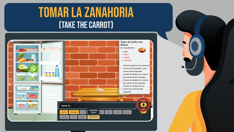 Swirly Spanish Cooking Quest -- a free game activity to practice ...